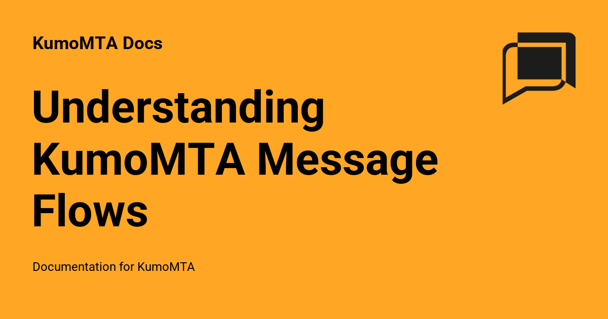 Understanding KumoMTA Message Flows - KumoMTA Docs